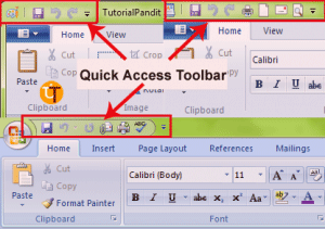 Quick Access Toolbar क्या है और इसका उपयोग की हिंदी में जानकारी ...