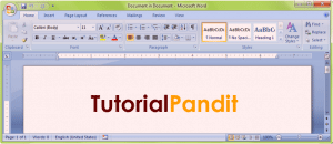 WordPad Document में Word, Excel, Photoshop आदि Objects कैसे Insert करें - TutorialPandit.
