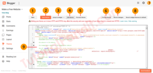 Blogger Template Edit कैसे करें - TutorialPandit.