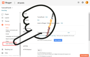 Blogger Profile Change कैसे करें - TutorialPandit.