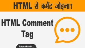 HTML Tags in Hindi की पूरी जानकारी - TutorialPandit.